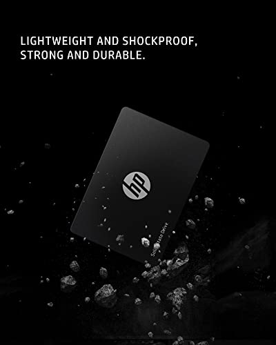 HP S650 960GB 2.5 Inch SATA III PC SSD Internal Solid State Hard Drive - 6 Gb/s, 3D NAND, Up to 560 MB/s for Laptop and Desktop Updating - 345N0AA#ABA