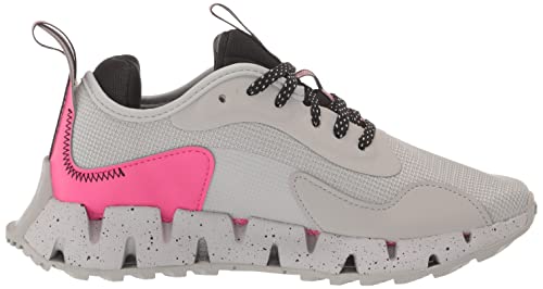 Reebok Women's Zig Dynamica Sneaker, Pure Grey/Proud Pink/Black, 11