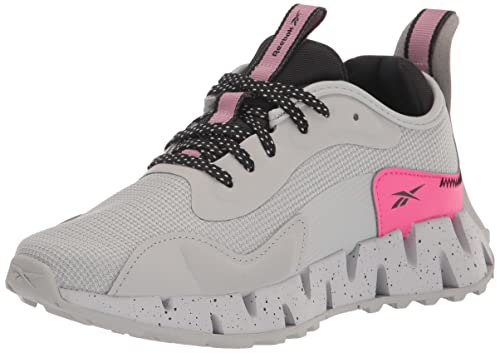 Reebok Women's Zig Dynamica Sneaker, Pure Grey/Proud Pink/Black, 11