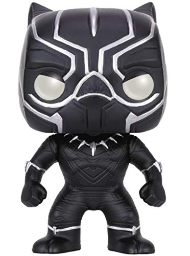 POP Marvel: Captain America 3: Civil War - Black Panther Funko Pop! Vinyl Figure (Bundled with Compatible Pop Box Protector Case), Multicolor, 3.75 inches