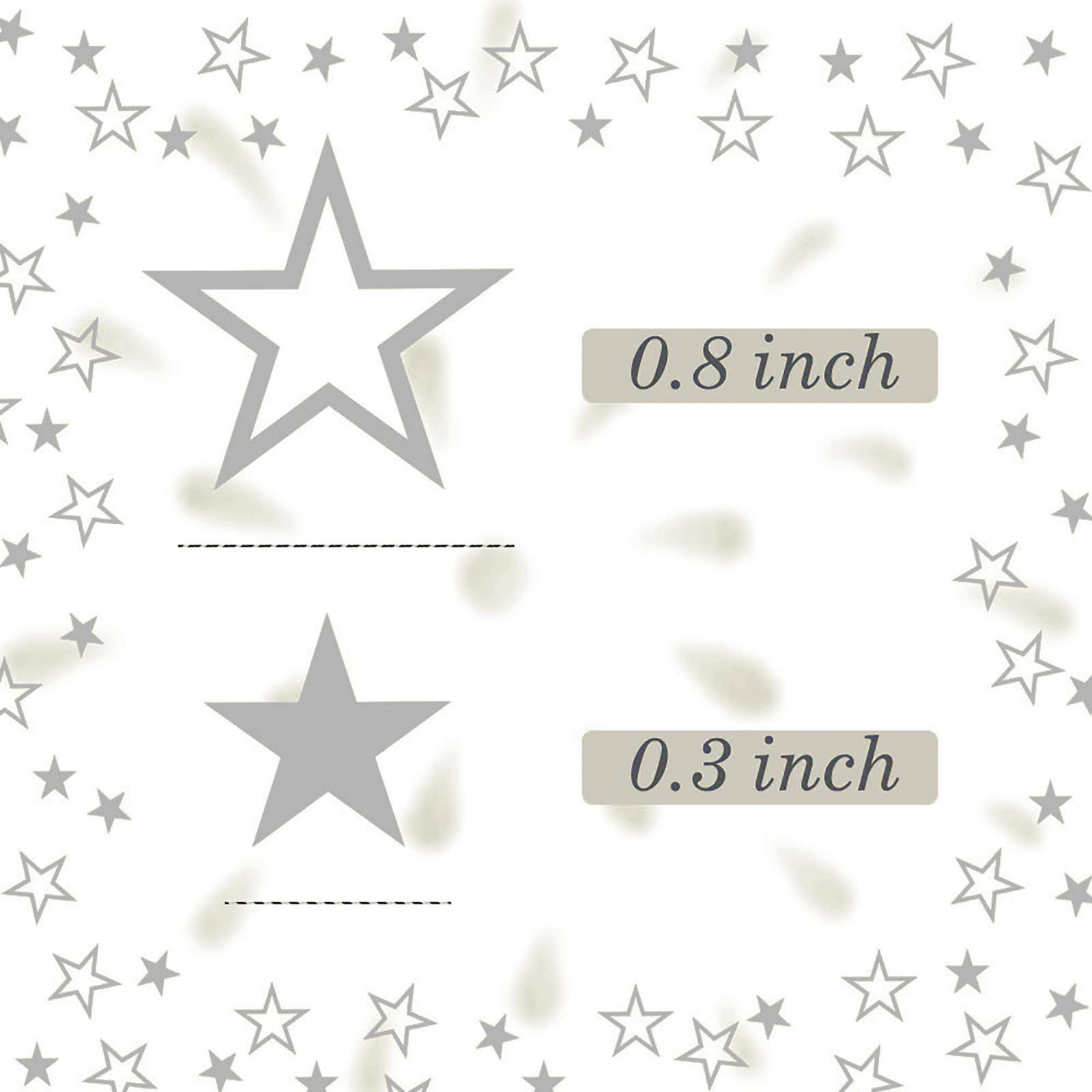 1100Pcs Merry Christmas Sliver Star Confetti, Birthday Baby Shower Wedding Christmas Party Decorations,Metallic Foil Glitter Table Confetti Sprinkles