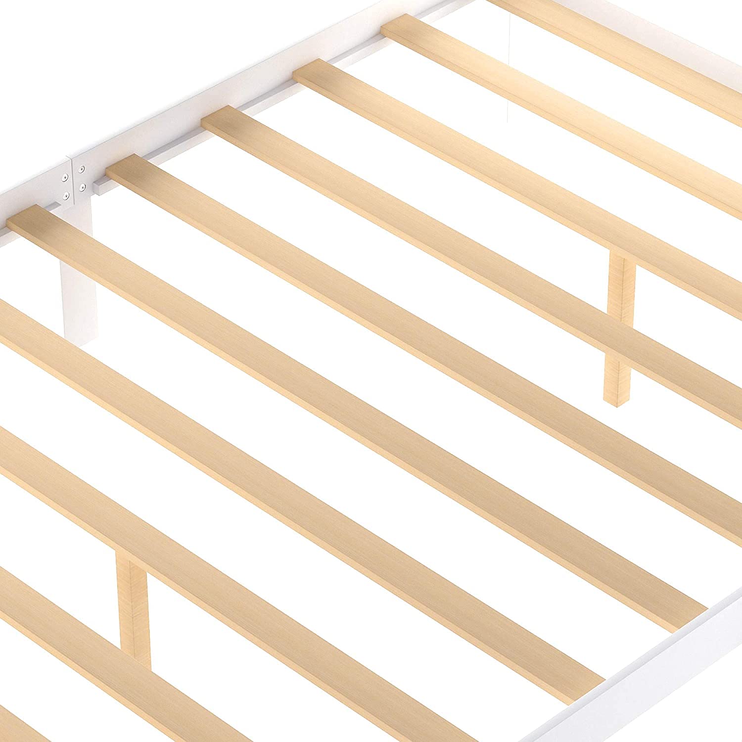 STP-Y Twin Size Platform Bed, Wood Platform Bed Frame with Storage Drawers, Wooden Platform Bed with Headboard for Kids Boys Girls Teens Adults, No Box Spring Needed, Easy Assembly, Gray