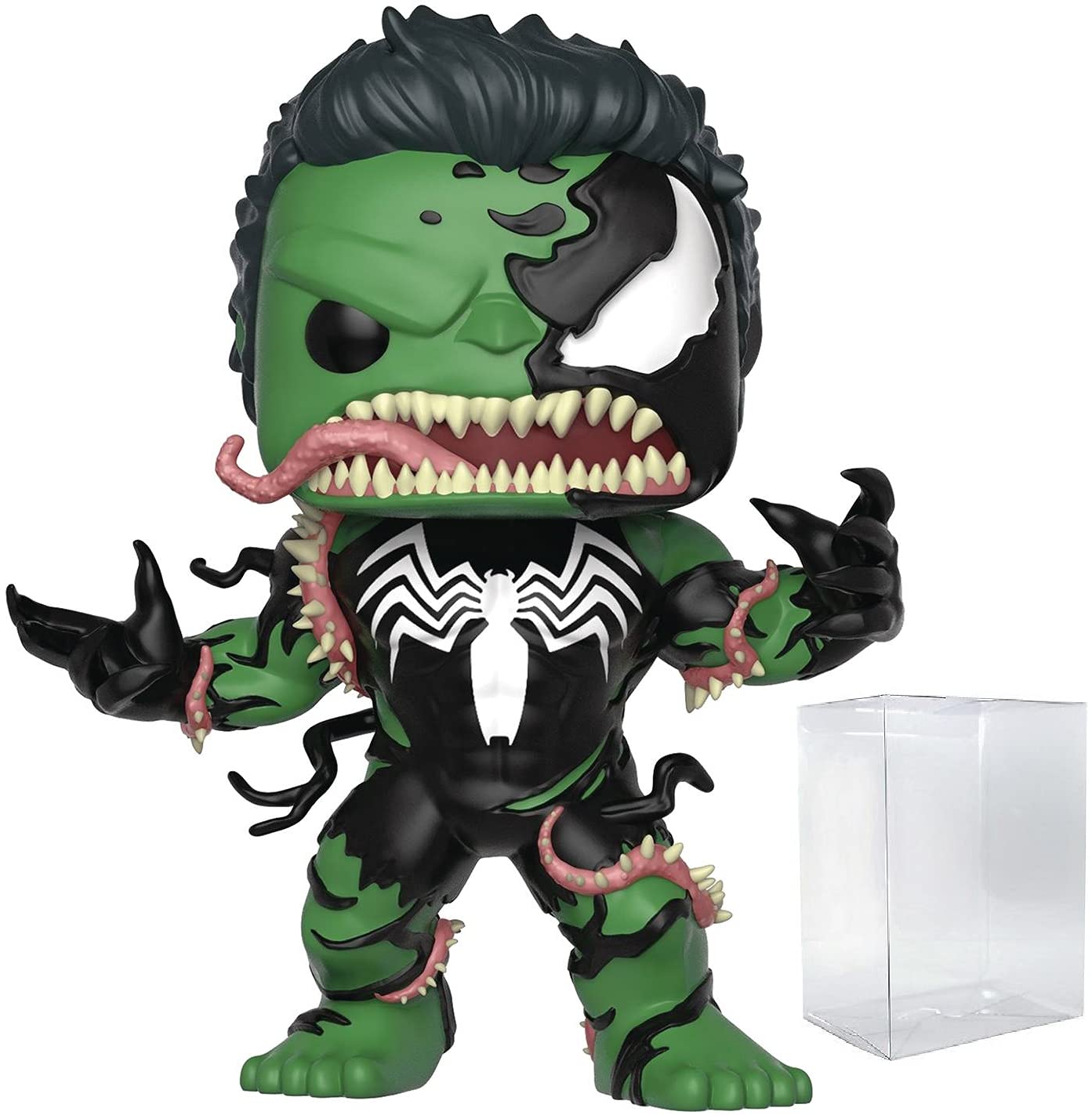 POP Marvel: Venom - Venomized Hulk Funko Pop! Vinyl Figure (Bundled with Compatible Pop Box Protector Case) Multicolored 3.75 inches