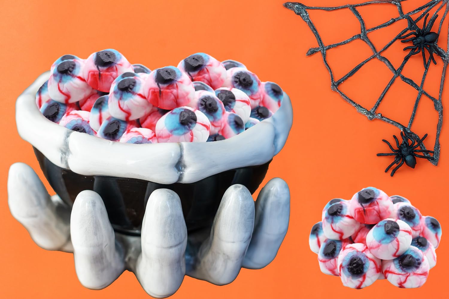 Fruidles Gummy Eyeballs Halloween Candy, Trick-Or-Treat Party Bag Fillers, Party Favor (Half-Pound)