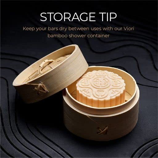 Viori Citrus Yao Shampoo and Conditioner Bar Set Made with Rice Water - Handcrafted Sulfate Free Shampoo and Conditioner