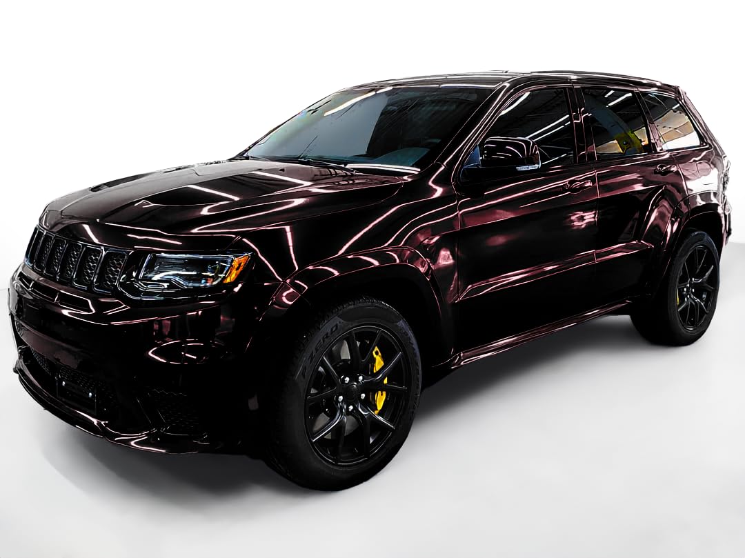 VViViD+ Gloss Demon Black Premium Vinyl Wrap Film 1ft x 5ft