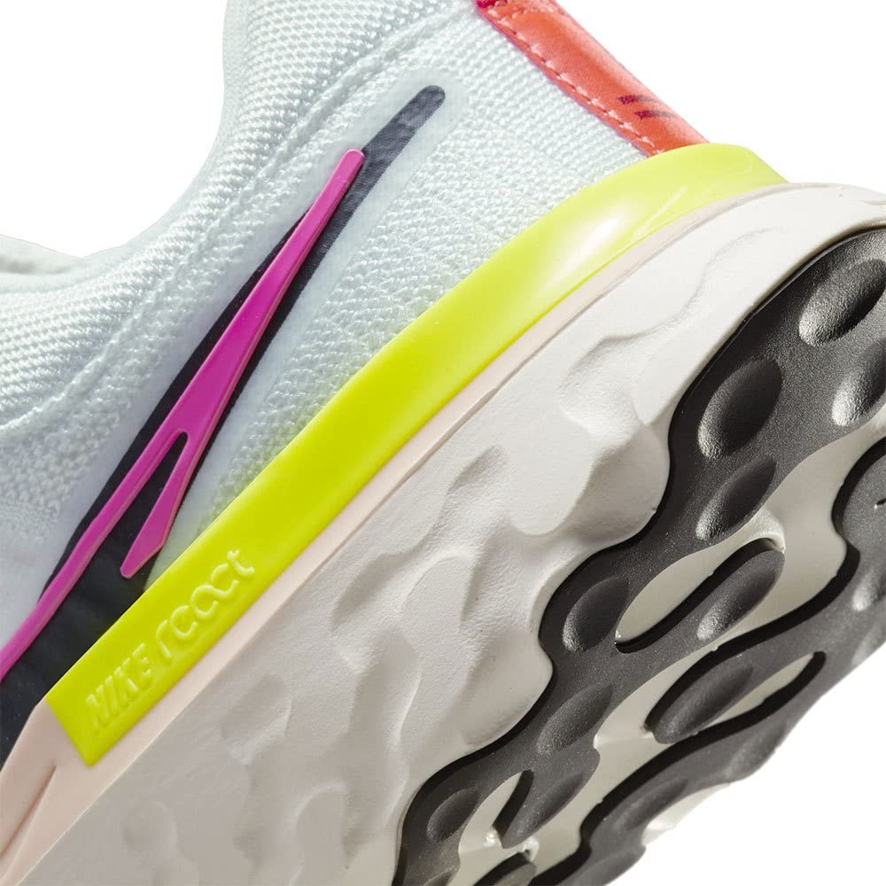 Nike Womens React Infinity Run FK 2 Running Trainers DJ5396 Sneakers Shoes (UK 6 US 8.5 EU 40, White Black sail Pink Blast 100)