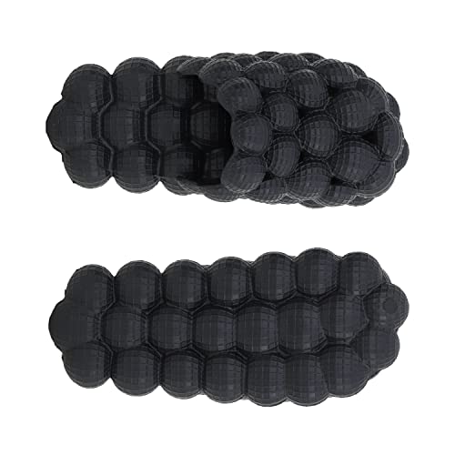ASONGMAKE Womens Massager Slippers,Funny Bubble Unisex Super Soft Sandals Mens Breathable Beach Slides,Bath Shower Slippers Bedroom Spa House Sandals Black41-42