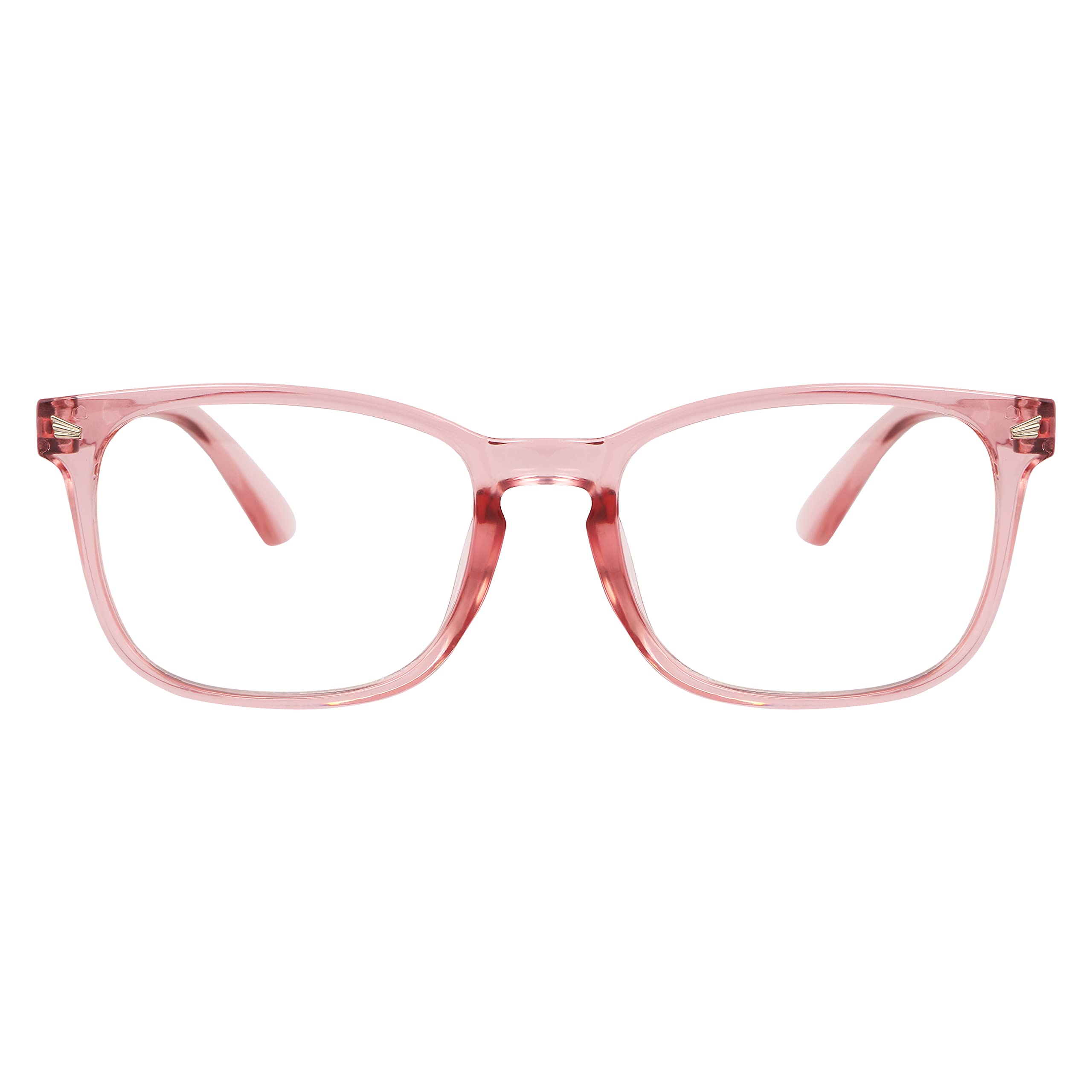 WINTOO Blue Light Glasses for Woman Men | 99% Blue Light Blocking Glasses | Computer Glassess | Night Driving | Gaming | TV Phone Screen Reader Square Frame | Anti Eyestrain & UV Glare Protection
