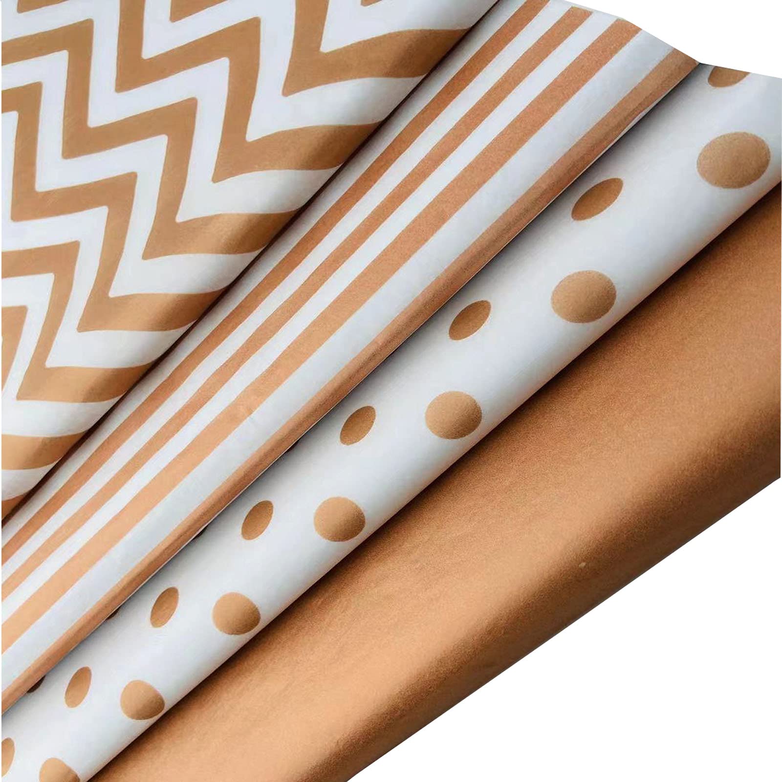 TTLLQQ 120 Pieces Rose Gold Tissue Paper Gift Packaging Bulk, 19.7 * 13.8 inches, Gift Bag Tissue Paper. Holiday Party Decorative Paper, Christmas Wrapping Paper