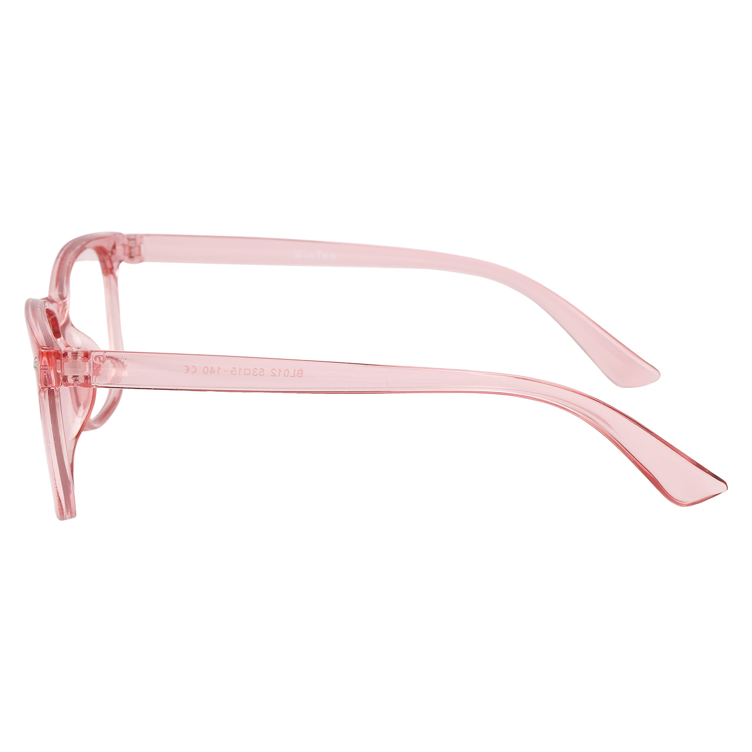 WINTOO Blue Light Glasses for Woman Men | 99% Blue Light Blocking Glasses | Computer Glassess | Night Driving | Gaming | TV Phone Screen Reader Square Frame | Anti Eyestrain & UV Glare Protection