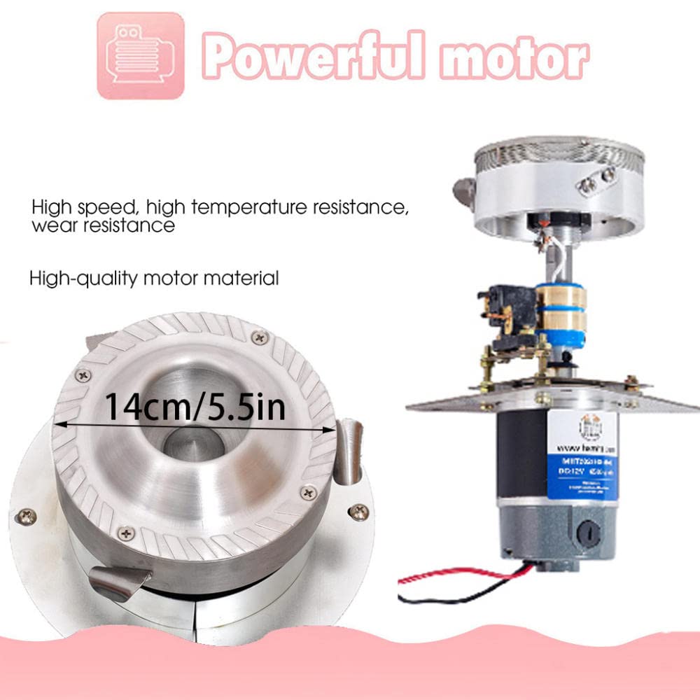 Candy Floss Maker Machine Commercial, Cotton Candy Maker Floss Machine Cart 1350W, Temperature and Speed Control, Tabletop Commercial Cotton Candy Sugar Maker