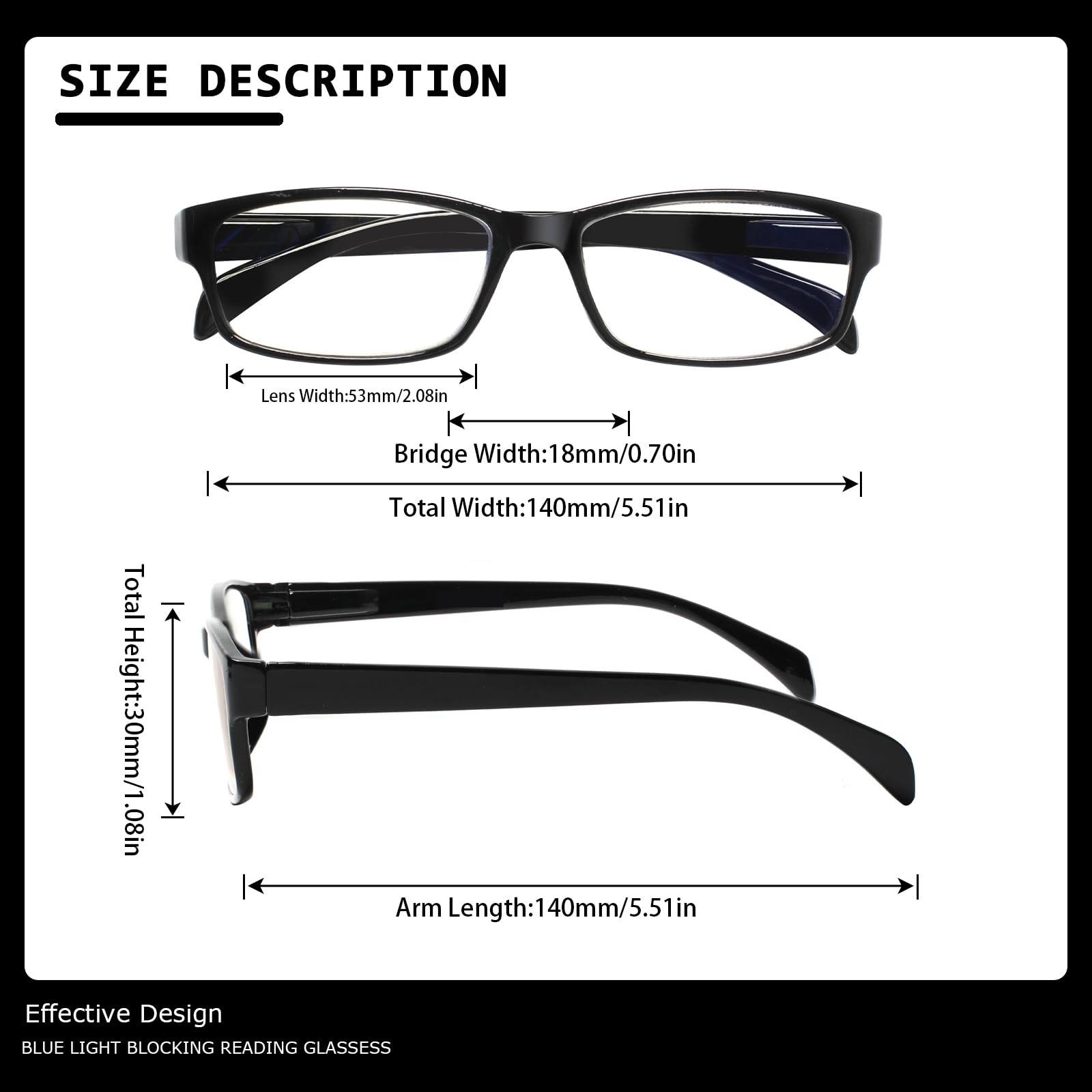 JOSCHOO Computer Reading Glasses for Women and Men 6 Pack Blue Light Blocking Spring Hinge Readers (Mix Color-2, 1.75)…