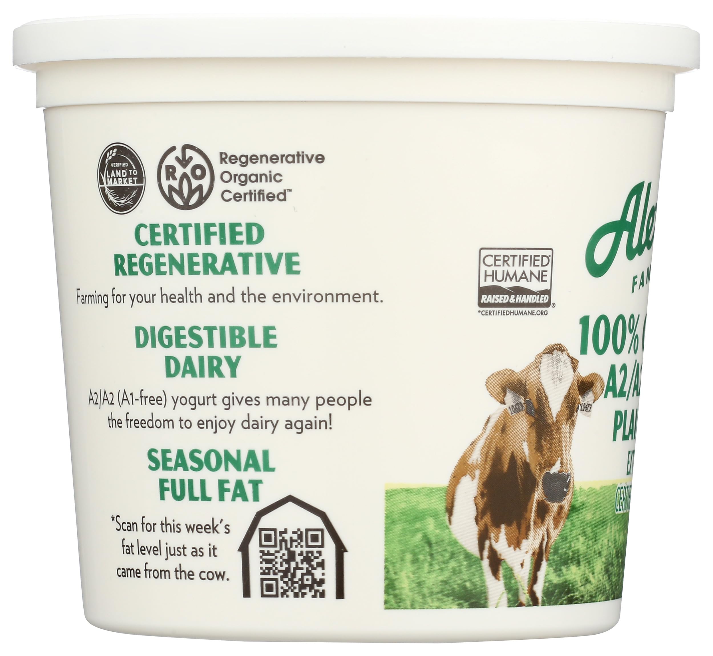 YOGURT OG A2A2 GRASS FED