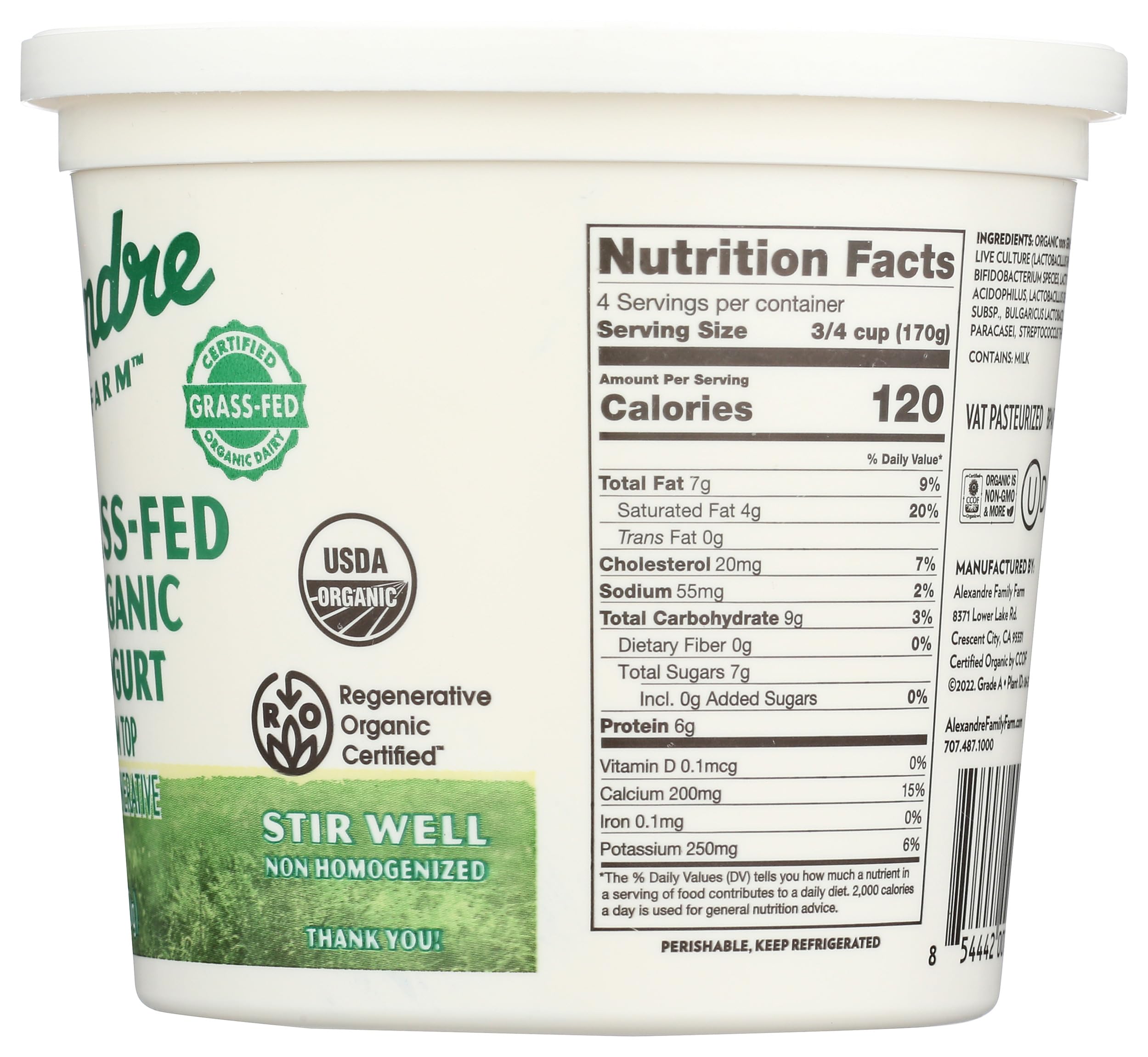 YOGURT OG A2A2 GRASS FED