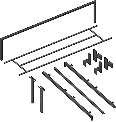 ELETHEBIA Full Bed Frame Platform,14 Inch Metal Full Size Bed Frames No Box Spring Needed,Heavy Duty Steel Slat Mattress Foundation,Easy Assembly,No Noise and No Shaking