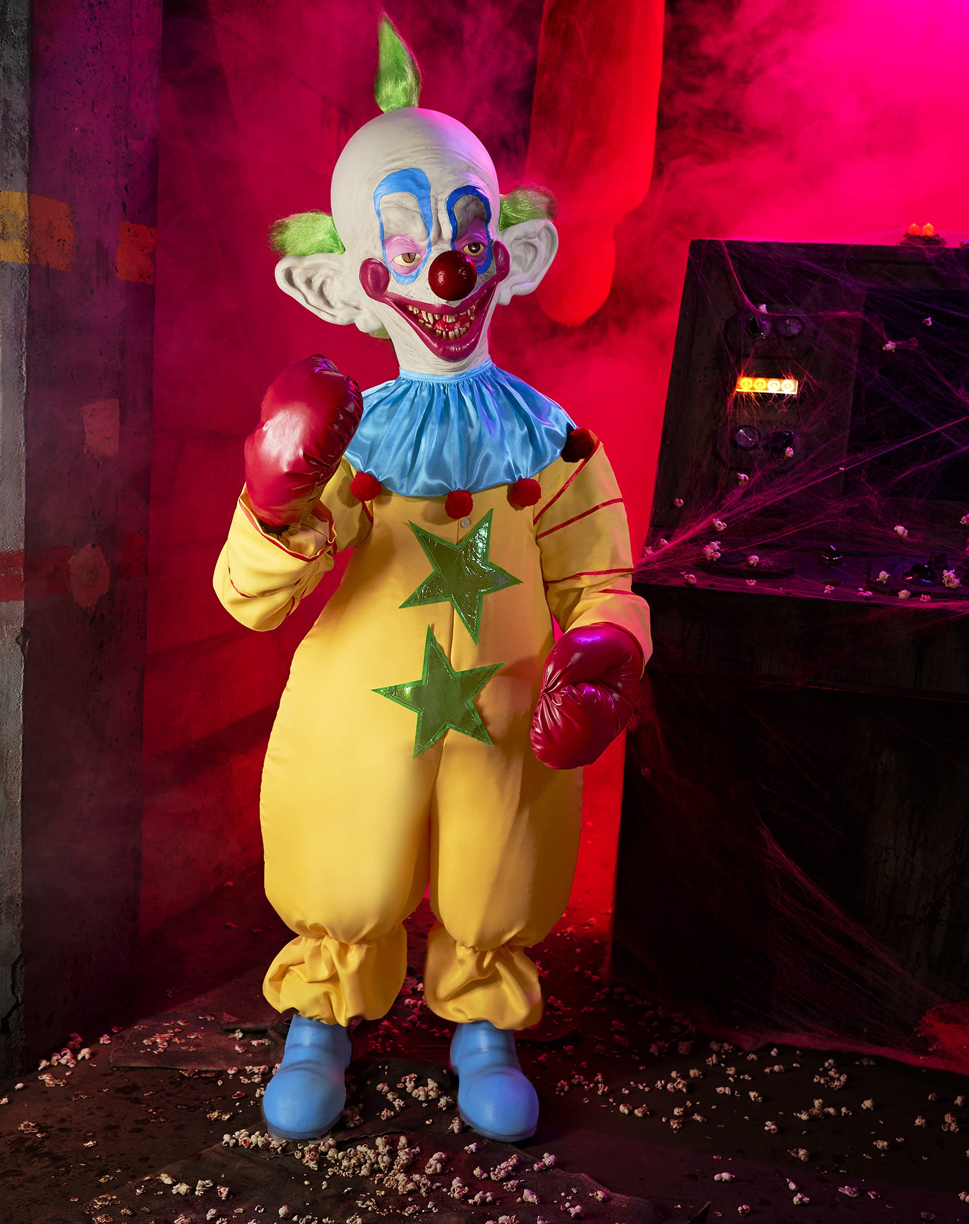 Spirit Halloween Killer Klowns from Outer Space Shorty Animatronic | Officially Licensed | 5 Feet Tall | Halloween Décor | Horror Décor