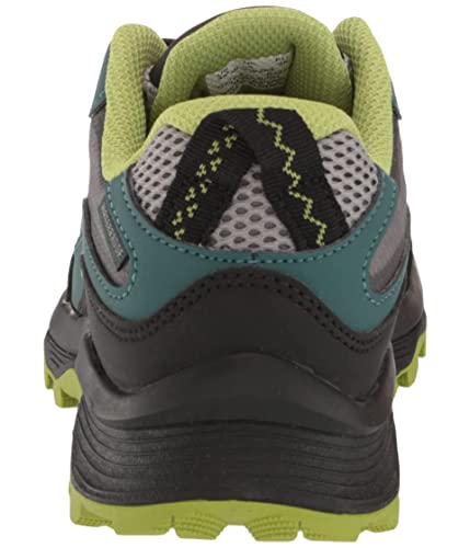 Merrell Moab Speed Low WTRPF Sneaker, Deep Green/Black, 3 US Unisex Big Kid