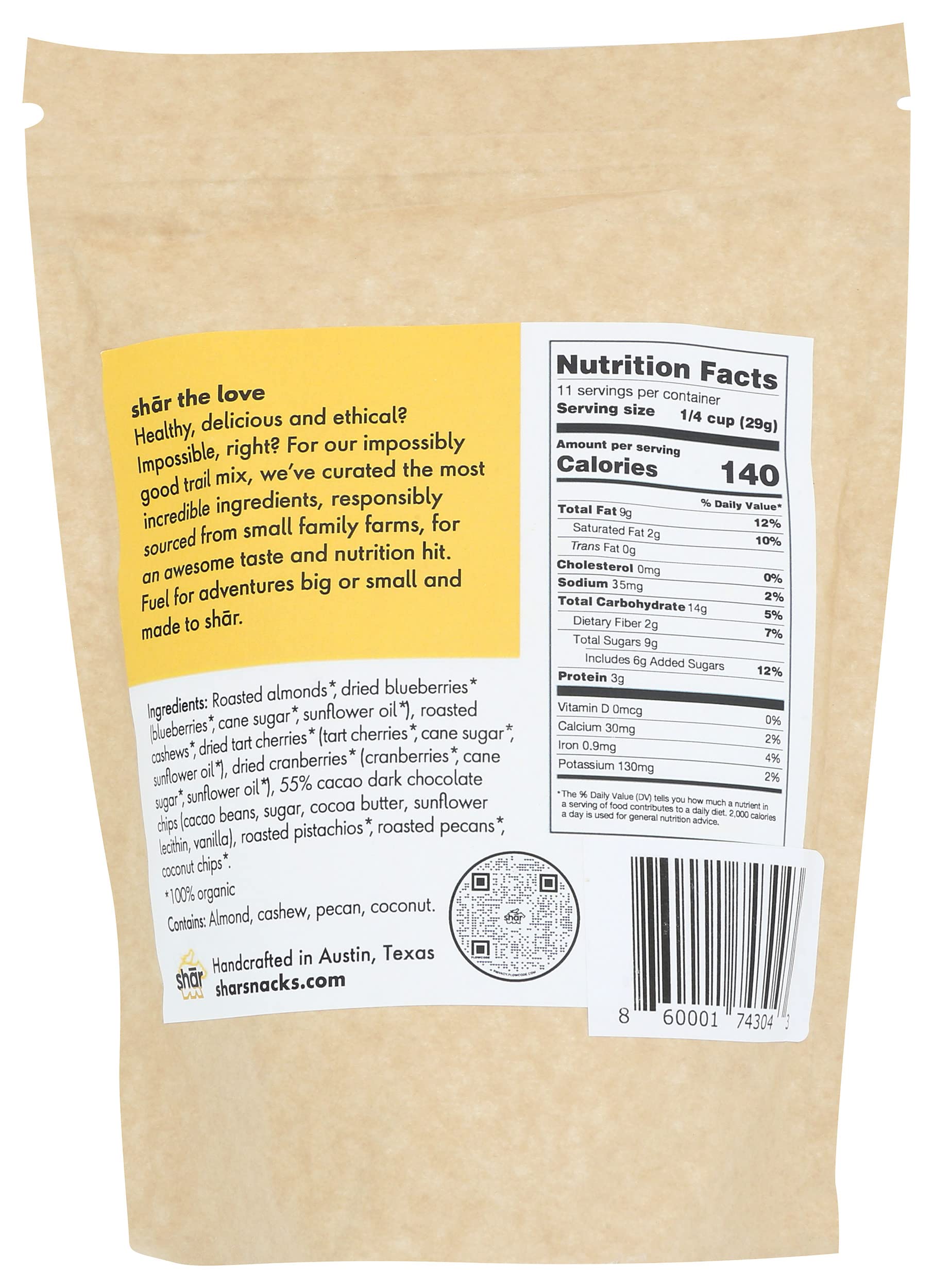 Shar Original Trail Mix, 11 OZ