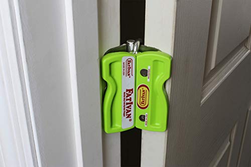 The Original Fat Ivan Fold Up Doorstop Wedge with Magnet - Green (2 Pack)