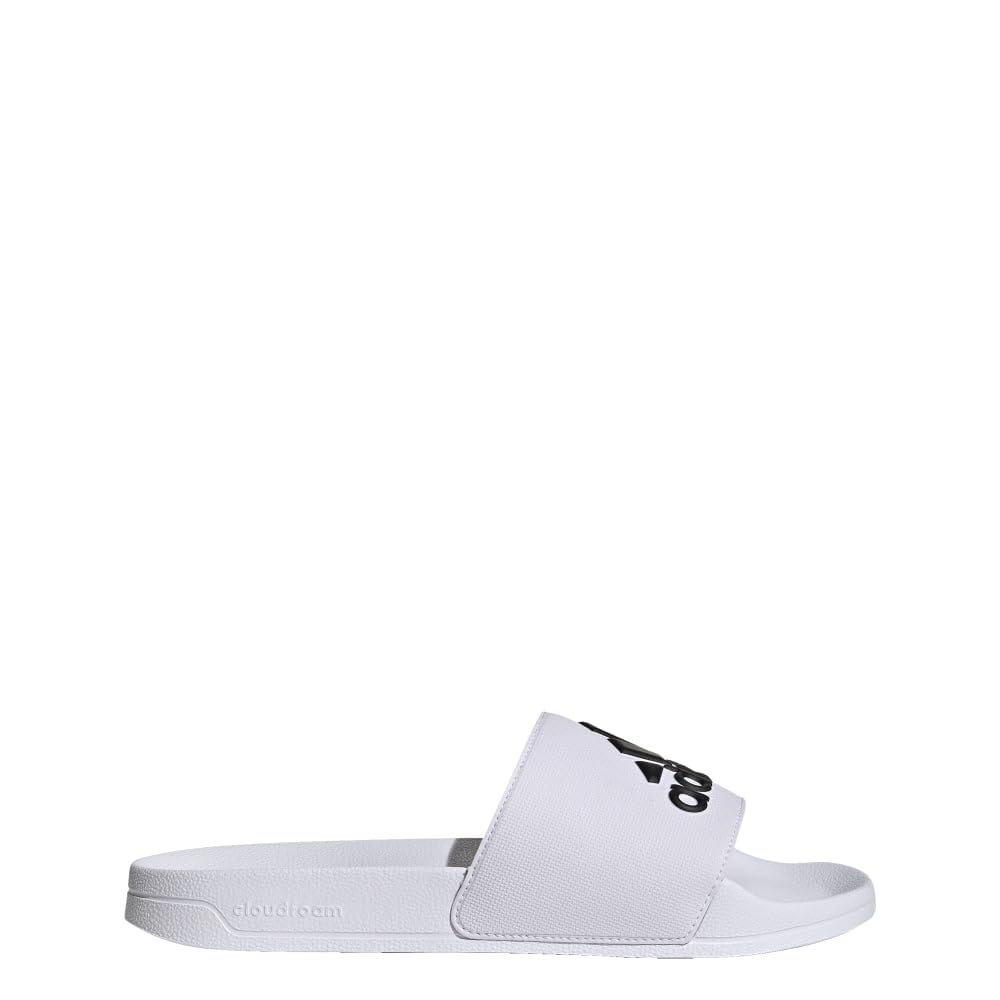 adidas Adult Adilette Shower White/Core Black/White 9