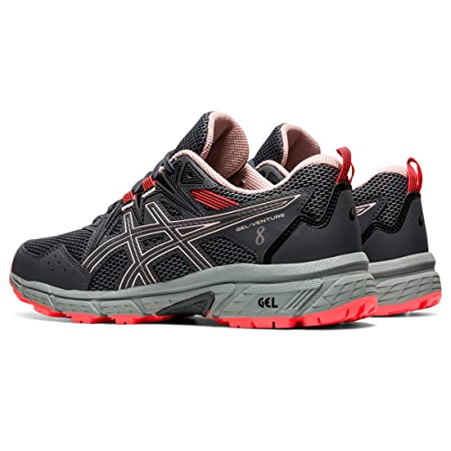 ASICS Women's Gel-Venture 8 Running Shoes, 9.5, Carrier Grey/Ginger Peach