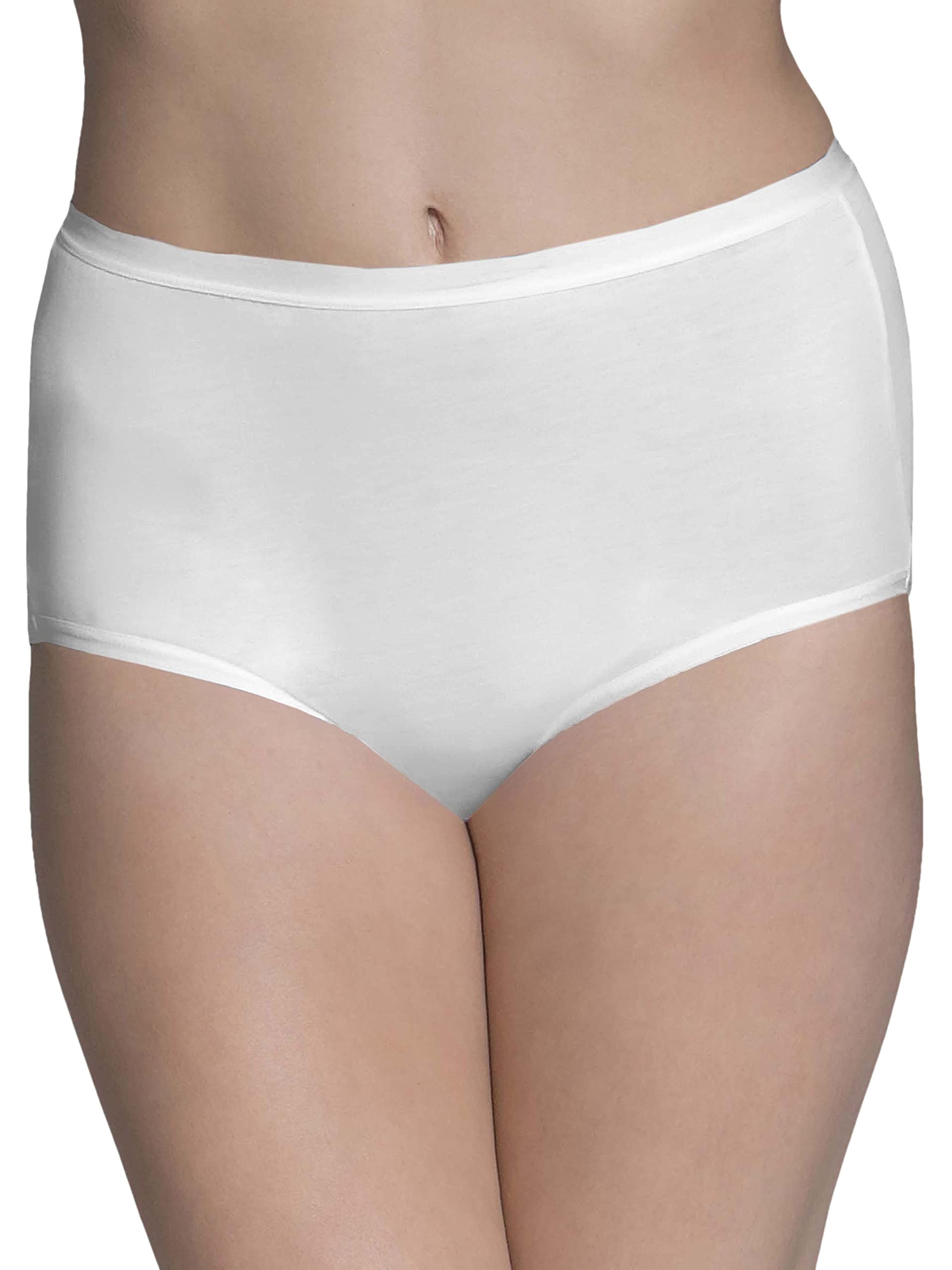 Fruit of the Loom Women's Premium Underwear Breathable, Ultra Soft-Brief-Basic Assorted, 8