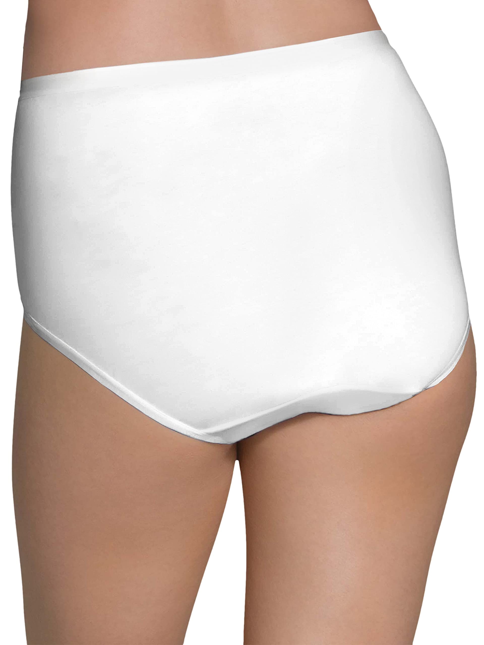 Fruit of the Loom Women's Premium Underwear Breathable, Ultra Soft-Brief-Basic Assorted, 8