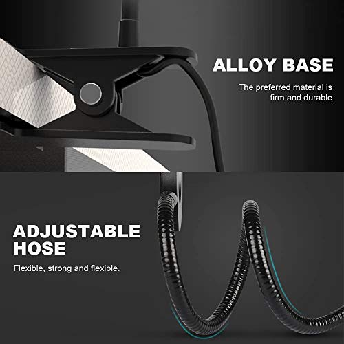 Cyezcor Clip on Light Reading Lights, 48 LED USB Book Clamp Light , with 3 Color Modes 5 Brightness ,Eye Protection Desk Lamp, 360 ° Flexible Gooseneck Bed Night Light