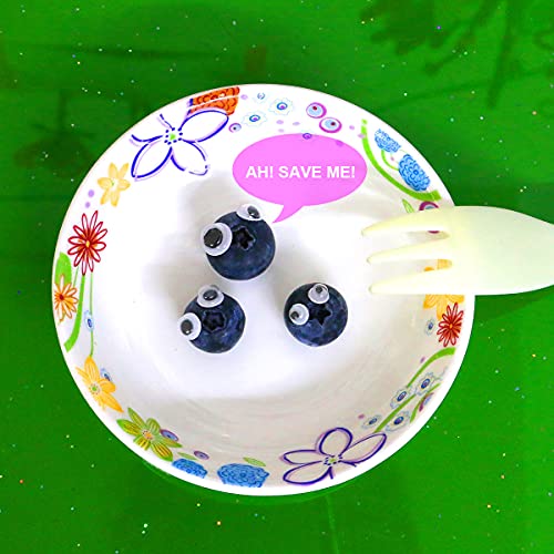 Googly Eyes for Crafts,450 Pcs Black Wiggle Googly Eyes with Self-Adhesive, 6mm 8mm 10 mm 12mm 15mm Mixed Packaging