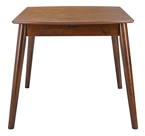 SAFAVIEH Home Collection Varda Walnut Manual Extension Dining Room Table