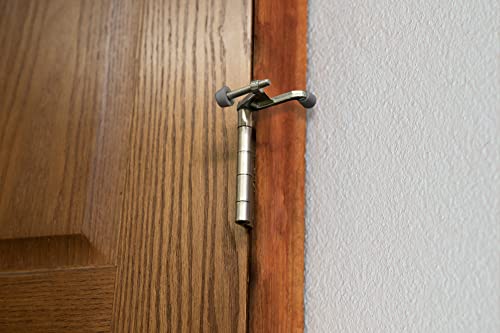 Design House 181834 Jumbo Hinge Pin Door Stop, Satin Nickel, 5-Pack
