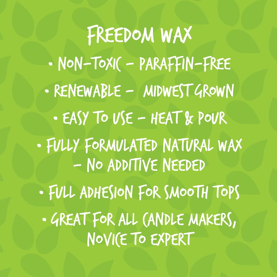 American Soy Organics- 10 lb of Freedom Soy Wax Beads for Candle Making β Microwavable Soy Wax Beads β Premium Soy Candle Making Supplies