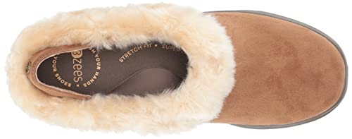 BZees Womens Crush Loafer Toffee Microfiber 11 M