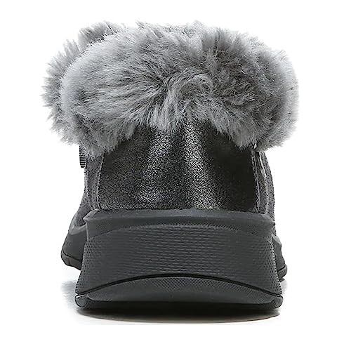 BZees Womens Golden Go Ankle Boot Dark Grey Microfiber 9 M