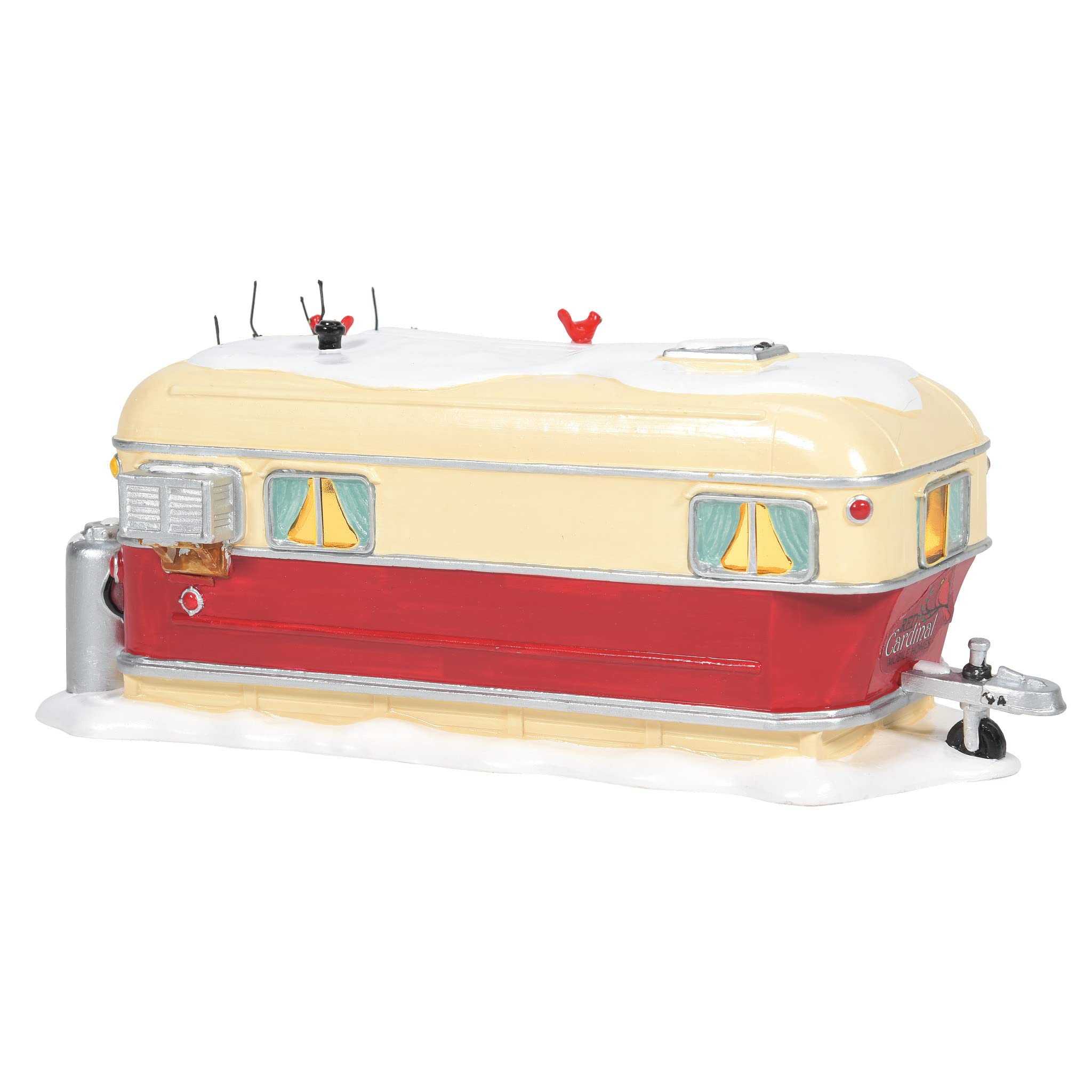 Department 56 Snow Village Lot 60 Christmas Court Mobile Home Lit Building, 11 Inch, Multicolor
