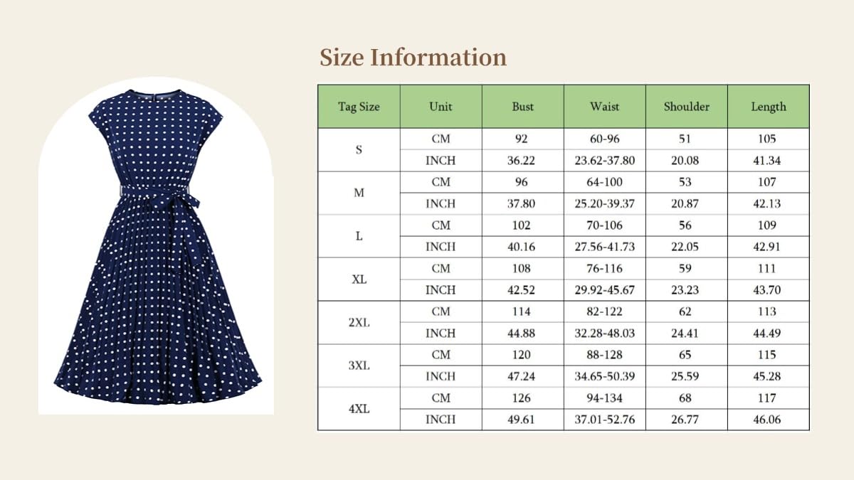 Wellwits Women's Cap Sleeves Pleated 40s 50s Vintage Dress Yellow Polka Dots L