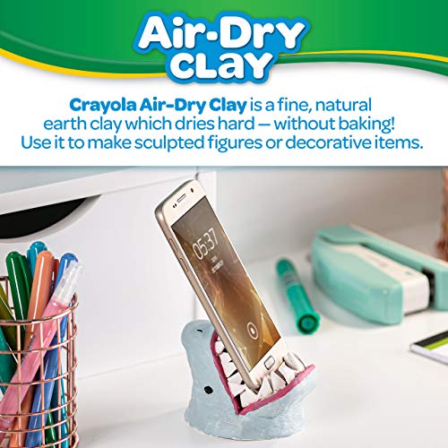 Crayola Air Dry Clay for Kids, Natural White Modeling Clay, 5 Lb Bucket [Amazon Exclusive]