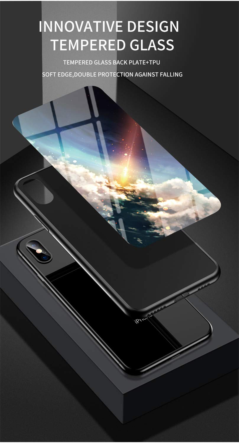 IVY Tempered Glass Starry Sky Case for Oppo Reno2 Case - F
