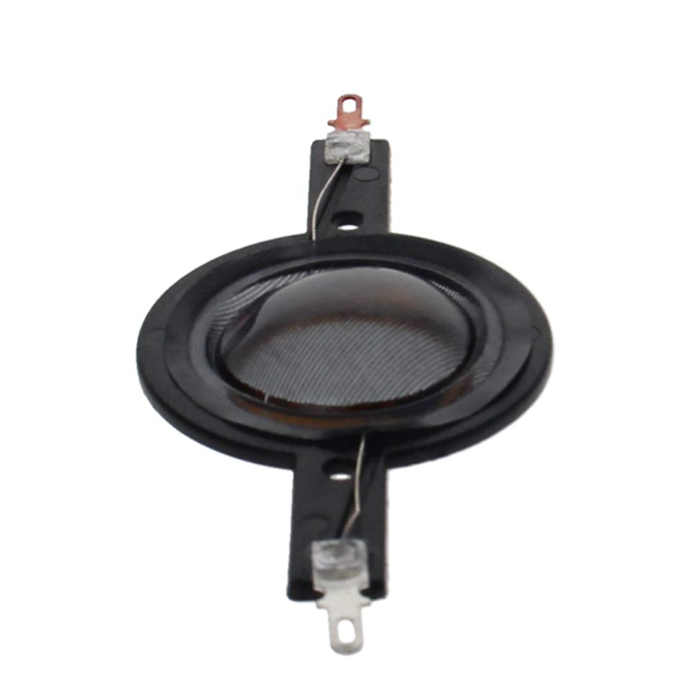 Heyiarbeit 4Pcs 25.5mm/1.00" Tweeter Voice Coil Audio Speaker High Tone Silk Film Rack Dome Tweeter Accessory for Audio Replacement Black