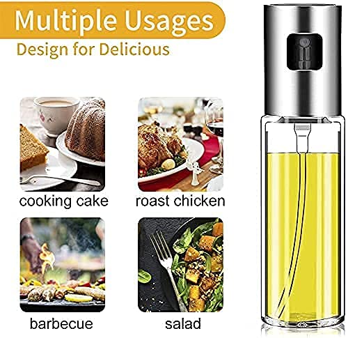 Oil Sprayer for Cooking, Olive Oil Mister Spray Bottle for Air Fryers, Salad, Kitchen Baking, BBQ, Roasting(OB-1)
