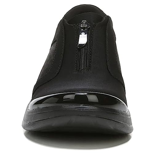 BZees Womens Florence Loafer, Black/Leopard, 6.5 US