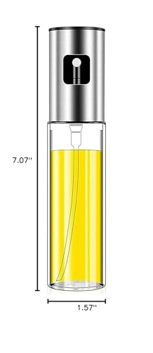 Oil Sprayer for Cooking, Olive Oil Mister Spray Bottle for Air Fryers, Salad, Kitchen Baking, BBQ, Roasting(OB-1)