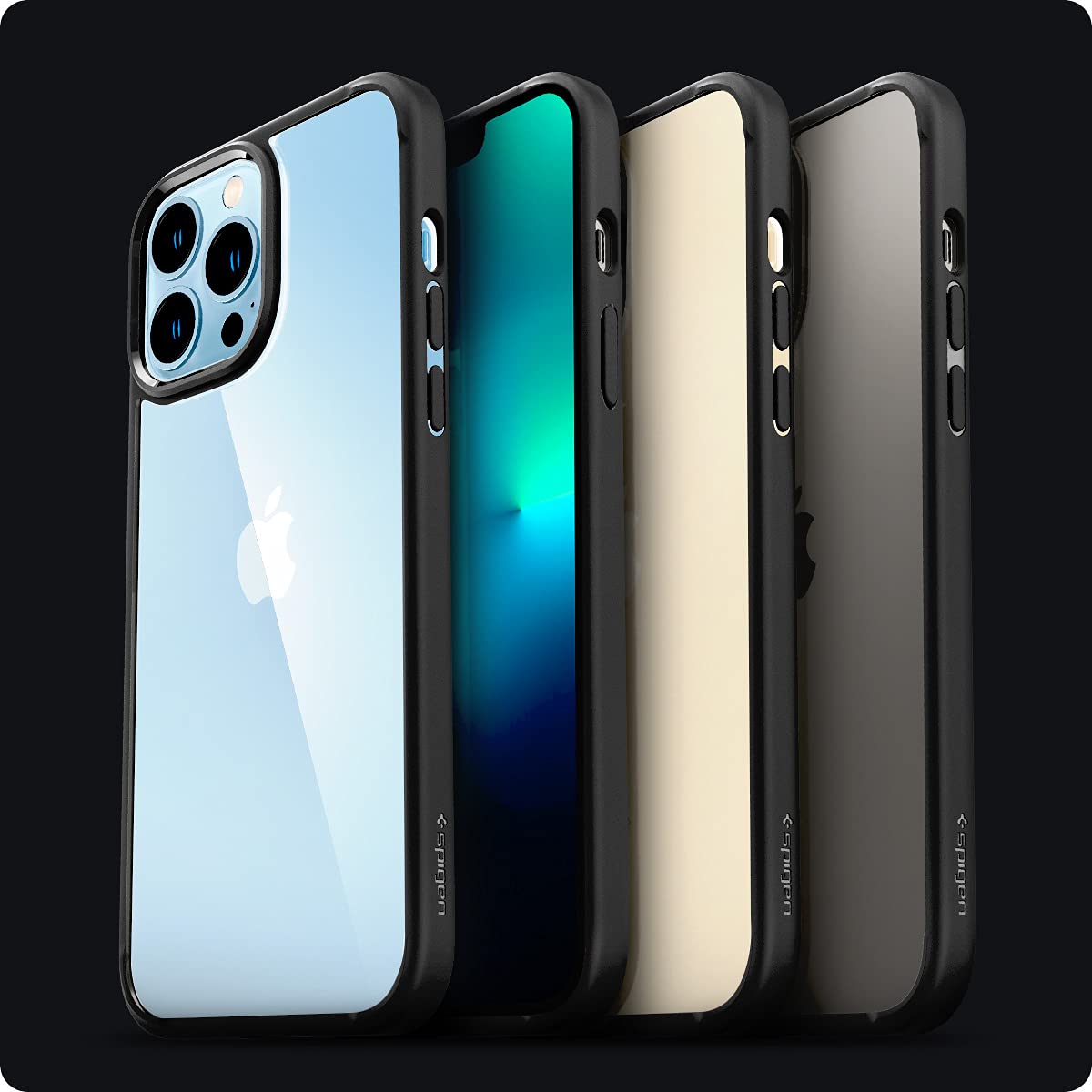 Spigen Ultra Hybrid Designed for iPhone 13 Pro Max Case (2021) - Matte Black