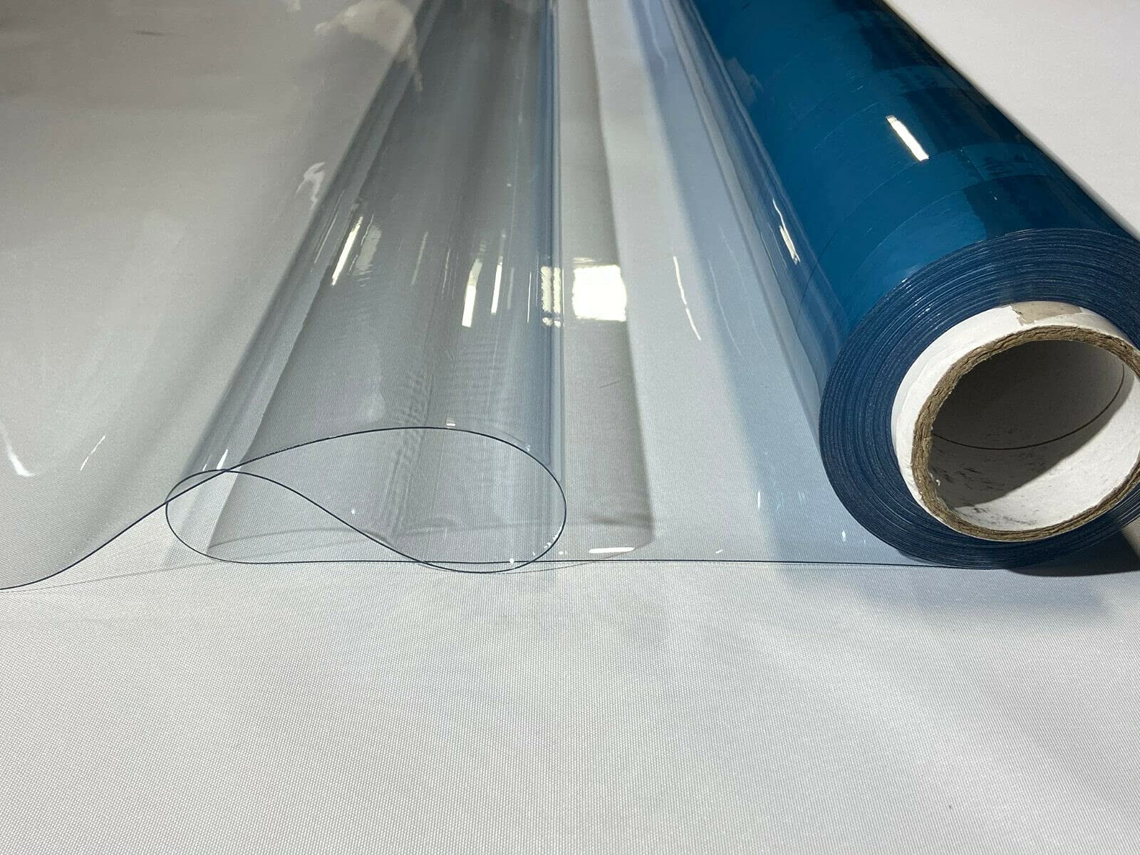 USA Fabric Store Clear Vinyl 30 Gauge Isinglass Double Polished Marine Boat by The Foot 54 Wide