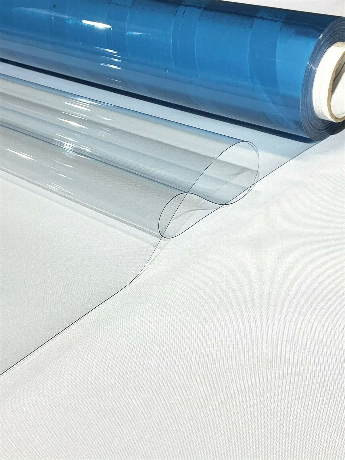USA Fabric Store Clear Vinyl 30 Gauge Isinglass Double Polished Marine Boat by The Foot 54 Wide