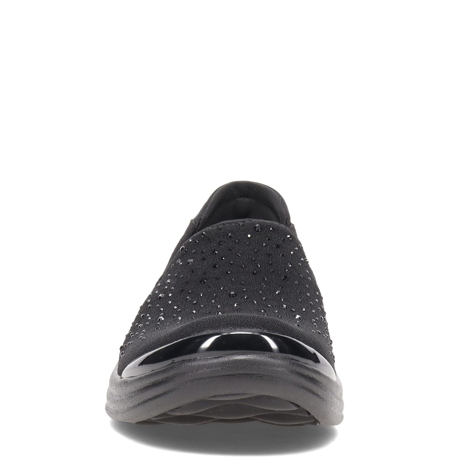 BZees Womens Poppyseed Loafer, Black, 7.5 US
