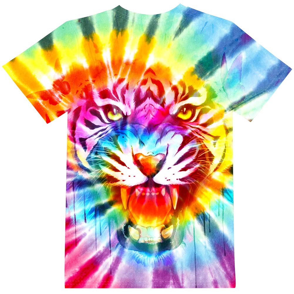 LAIDIPAS Boys Girls T-Shirt Kid Funny 3D Colorful Tee Shirts Animal Design Short Sleeve Top Tee Size 8-10 Years