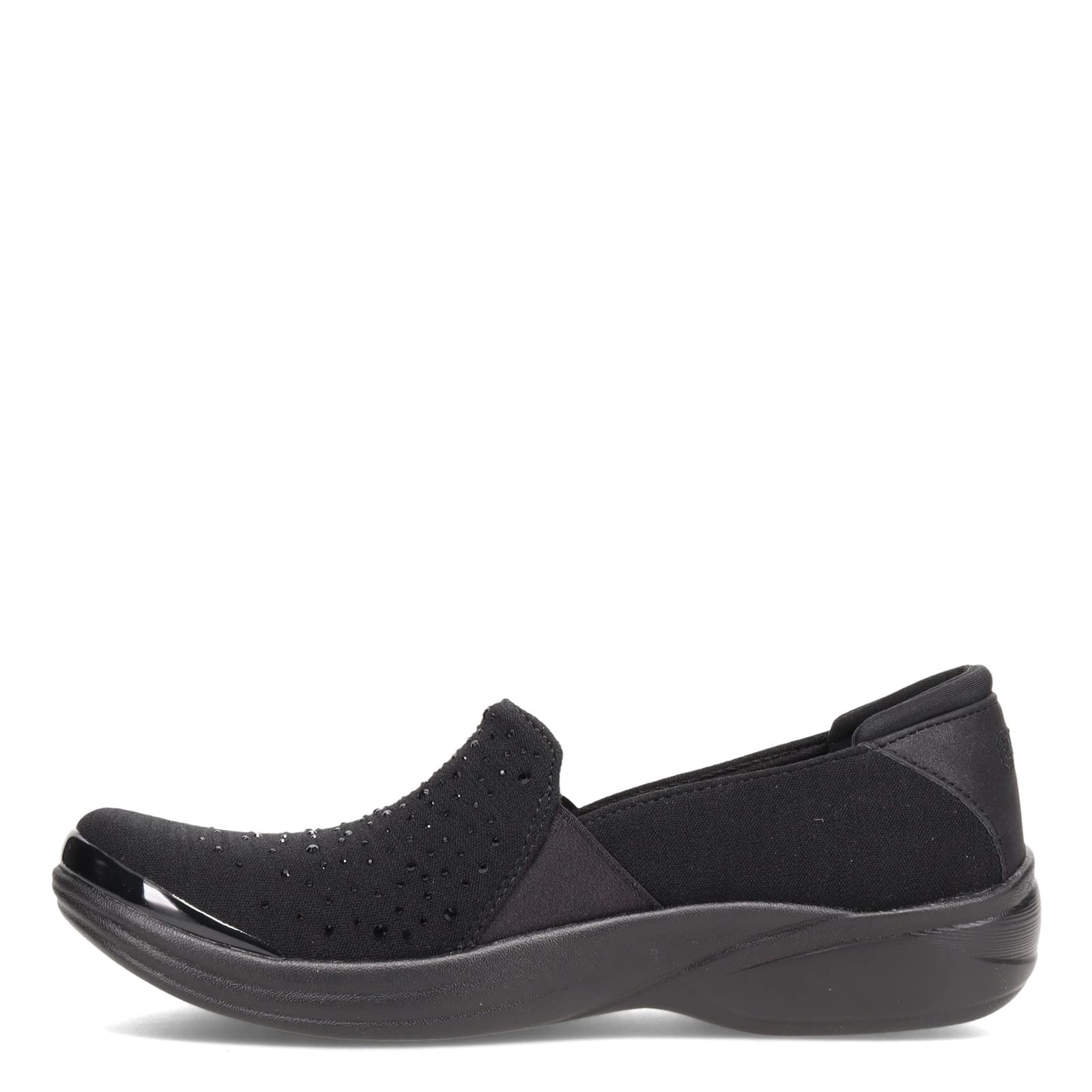 BZees Womens Poppyseed Loafer, Black, 7.5 US
