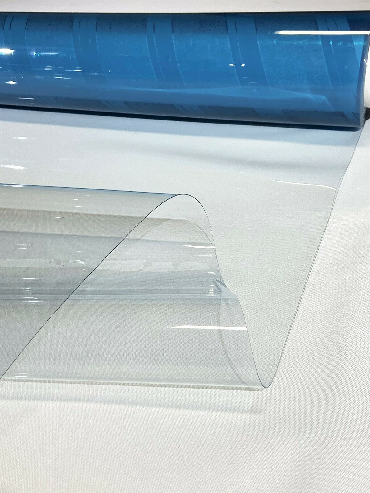 USA Fabric Store Clear Vinyl 30 Gauge Isinglass Double Polished Marine Boat by The Foot 54 Wide